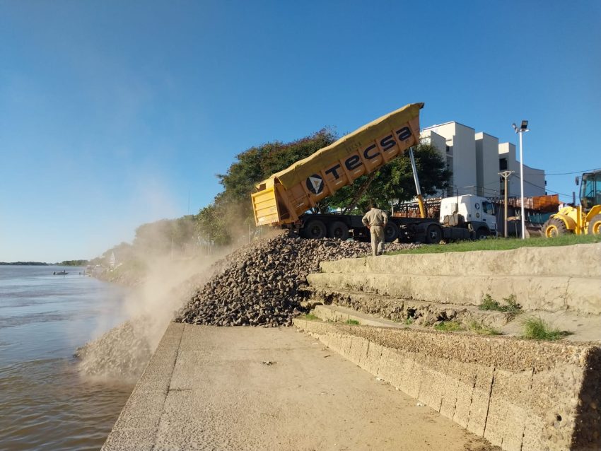 Avanzan las obras en la costanera de Goya - Diario El Libertador de ... Avanzan las obras en la costanera de Goya - Diario El Libertador de ...
