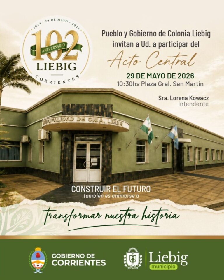 Colonia Liebig celebra sus 102 años con acto oficial y gran festival