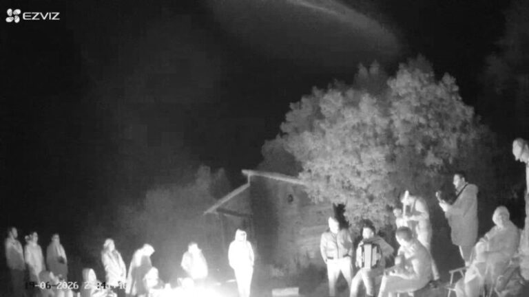 De no creer: fotografiaron un ovni durante un fogón Caá Catí