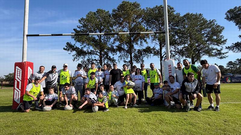 Singular éxito en la jornada de rugby inclusivo Cebras Mix - Diario El ...